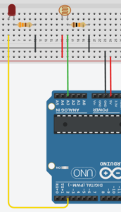 Encender un LED con una fotorresistencia - Para Arduino