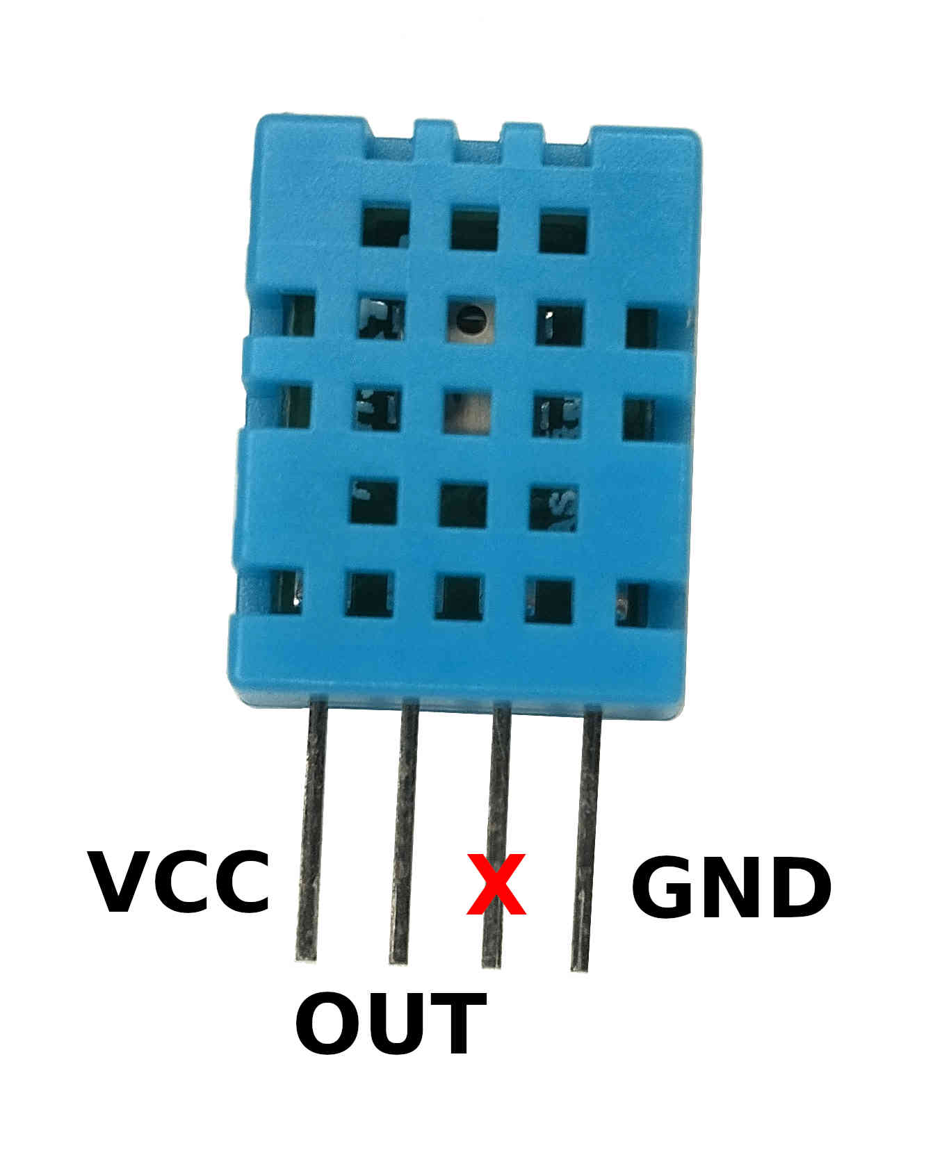 Sensor de temperatura y humedad DHT11 - Para Arduino