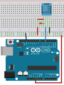 Sensor de temperatura y humedad DHT11 - Para Arduino
