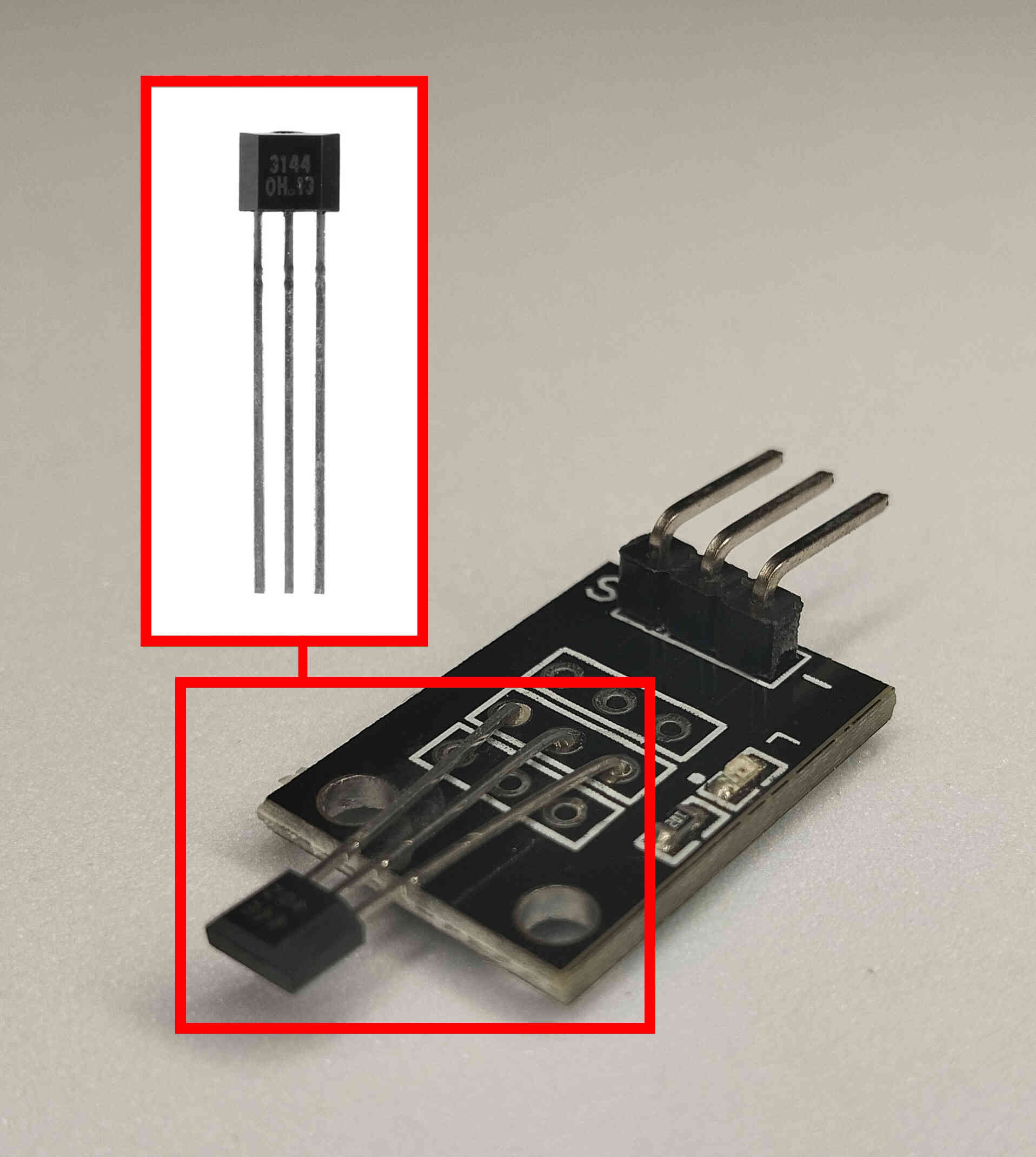 Módulo sensor efecto Hall KY-003 - Para Arduino