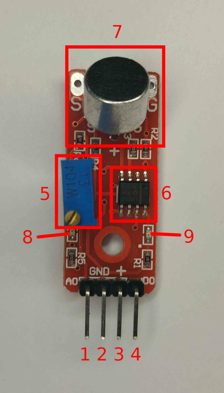 Módulo sensor de sonido (KY-037 y KY-038) - Para Arduino