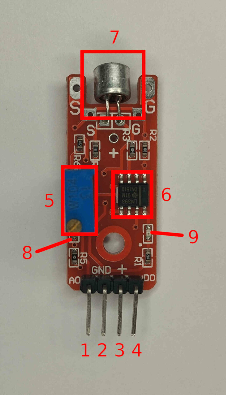 Módulo sensor de sonido (KY-037 y KY-038) - Para Arduino