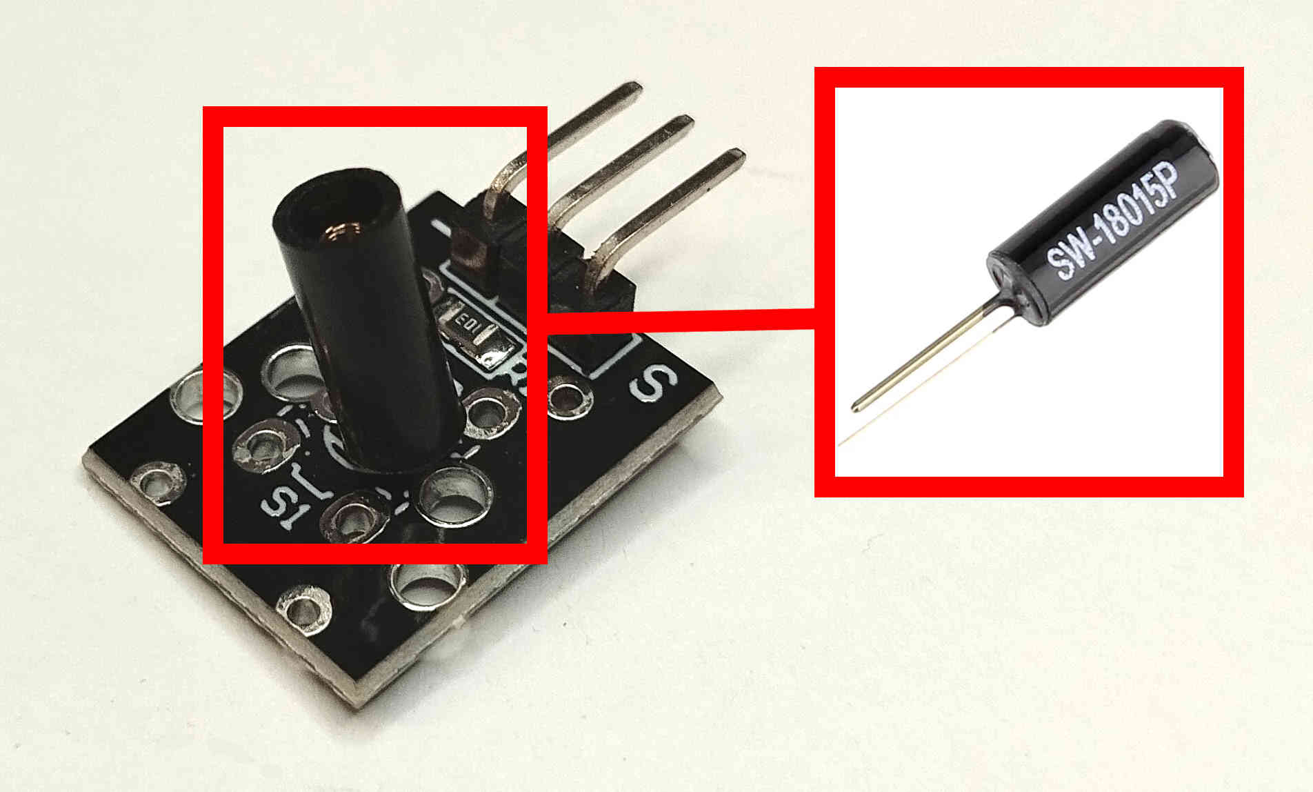Módulo interruptor de vibración KY-002 - Para Arduino