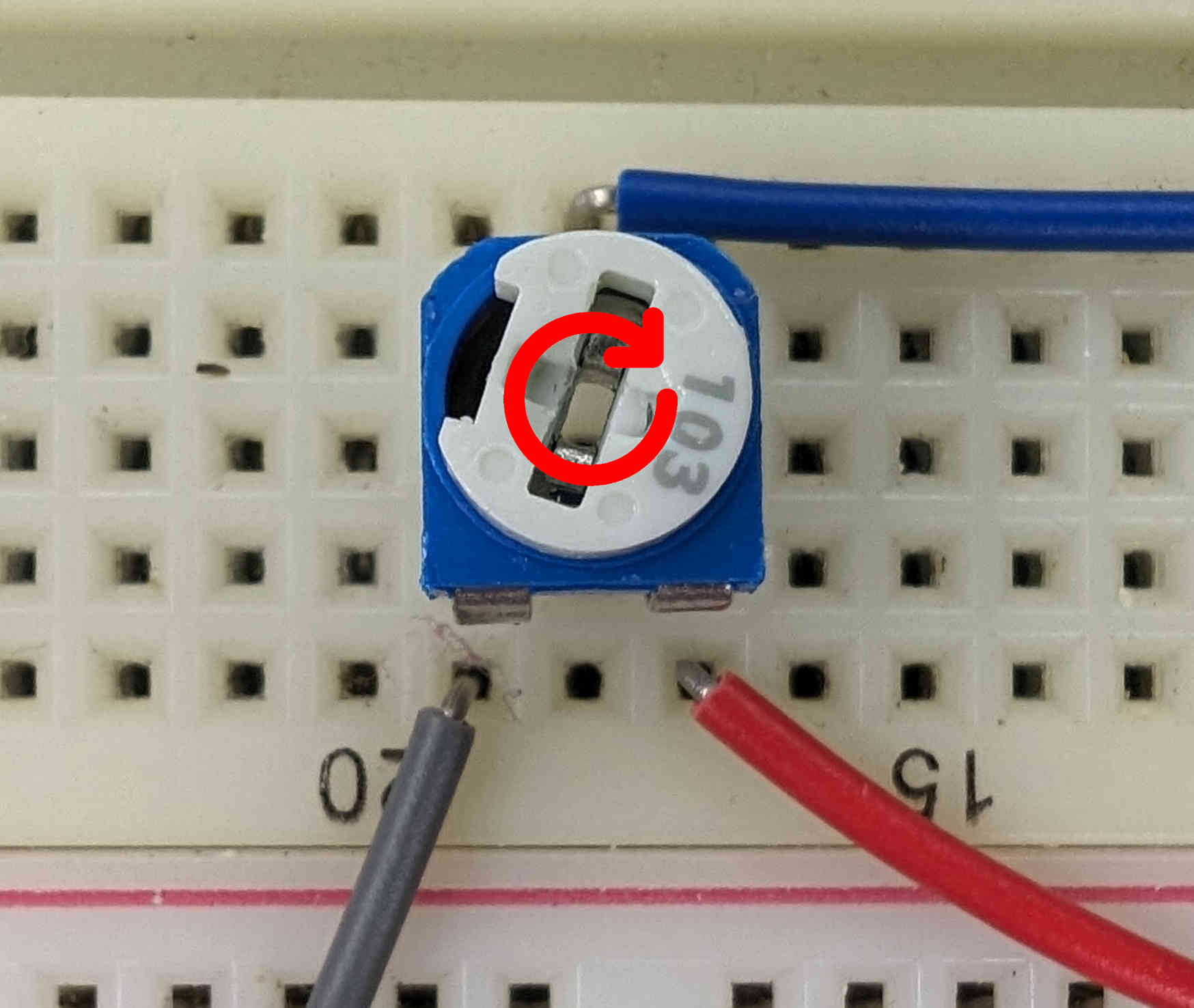 Cómo conectar un pot trimmer con Arduino - Para Arduino