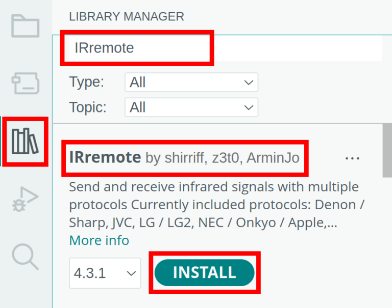Módulo receptor infrarrojo KY-022 - Para Arduino